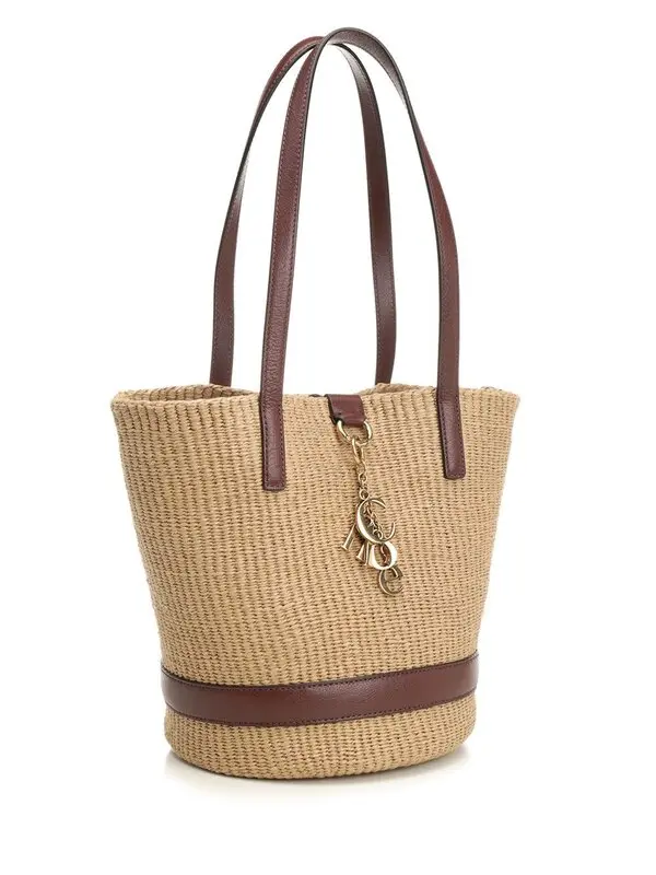 Chloé Charms Basket Bag - Brown