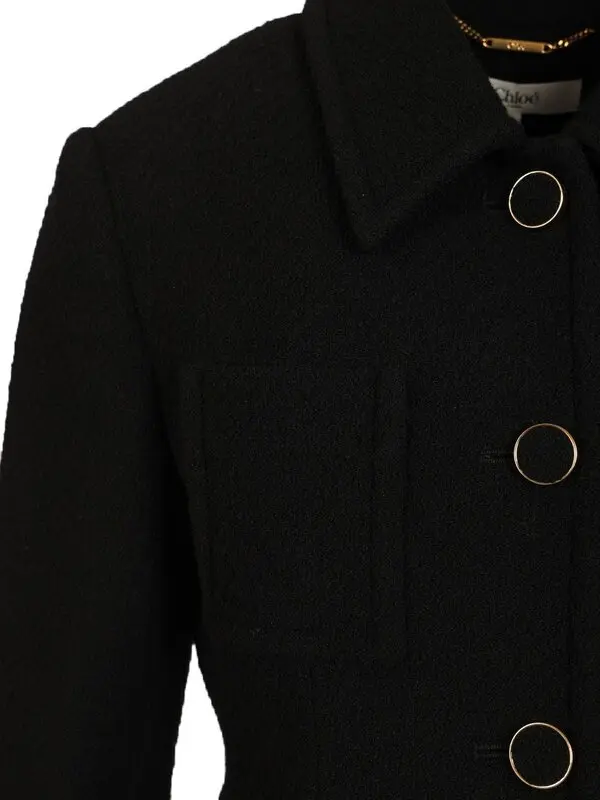 Chloé Single-breasted Short Blazer