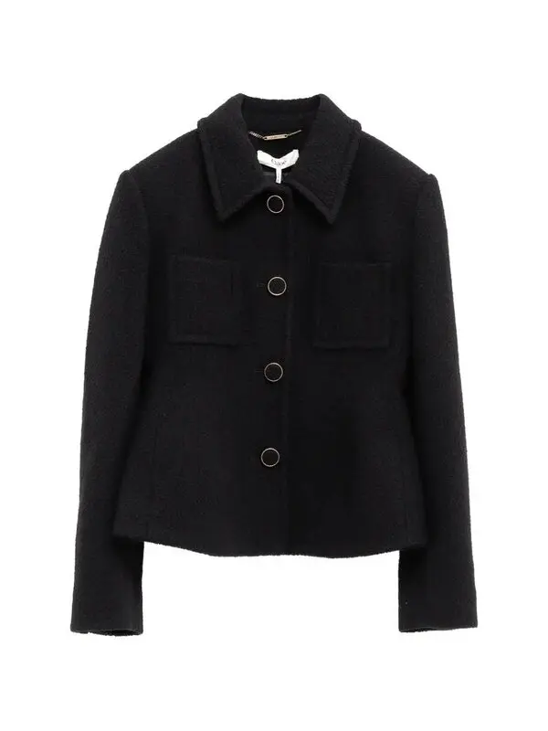 Chloé Single-breasted Tweed Blazer