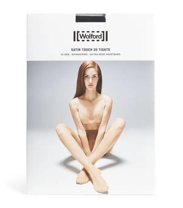 Wolford Satin Touch 20 Comfort Tights - Black