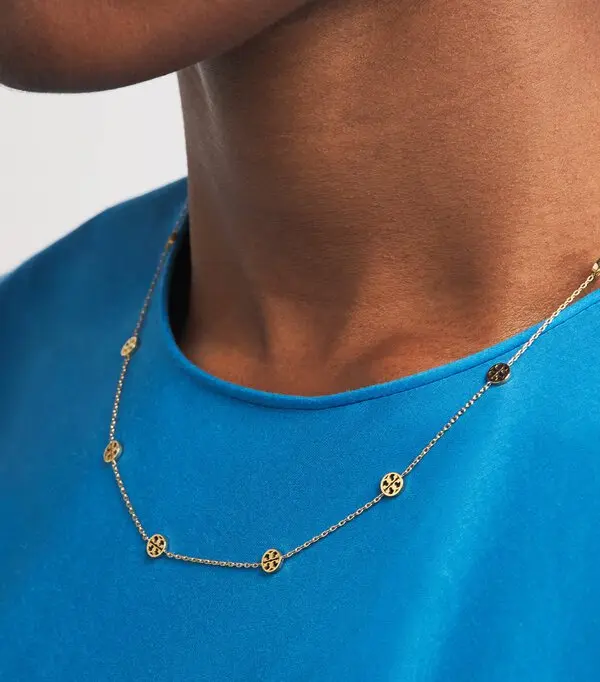 Tory Burch Plated Icon Necklace