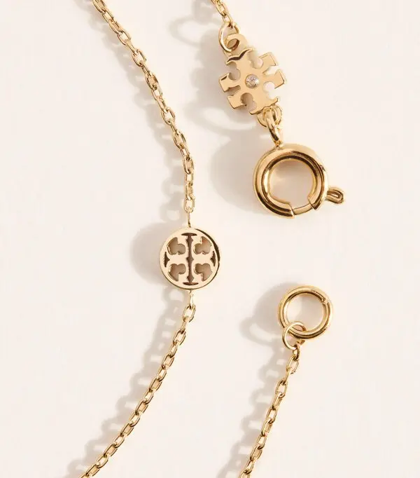 Tory Burch Plated Icon Necklace