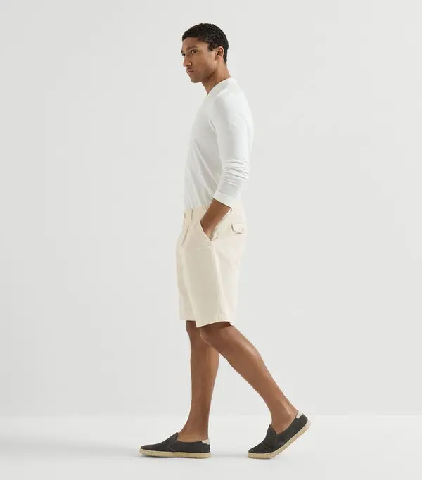 Brunello Cucinelli Cotton Gabardine Bermuda Shorts