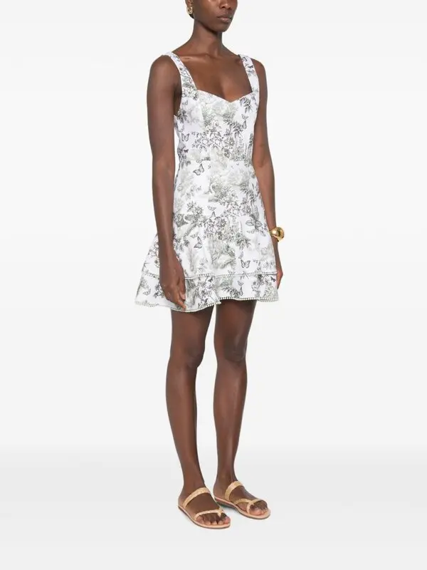 Alice + Olivia Miriam Printed Mini Dress