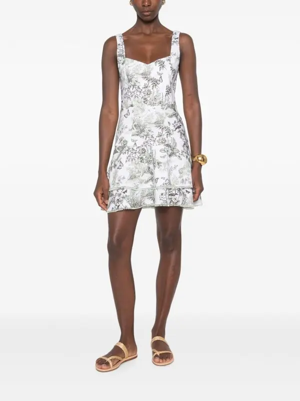 Alice + Olivia Miriam Printed Mini Dress