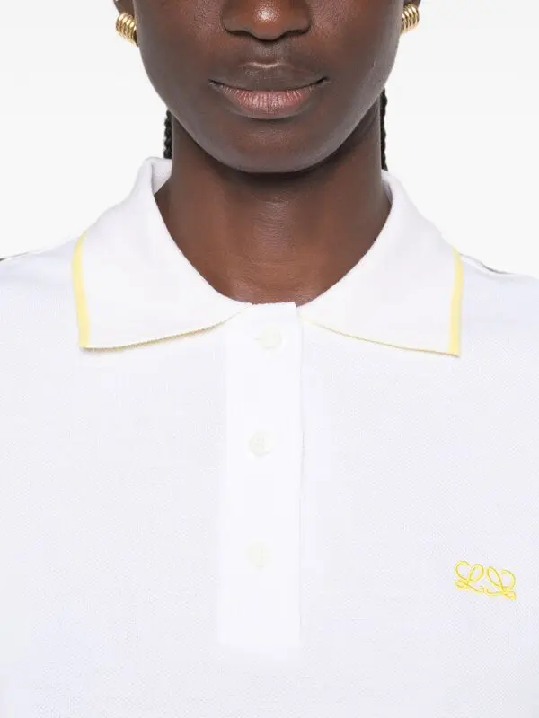 Loewe Anagram Cotton Polo Shirt