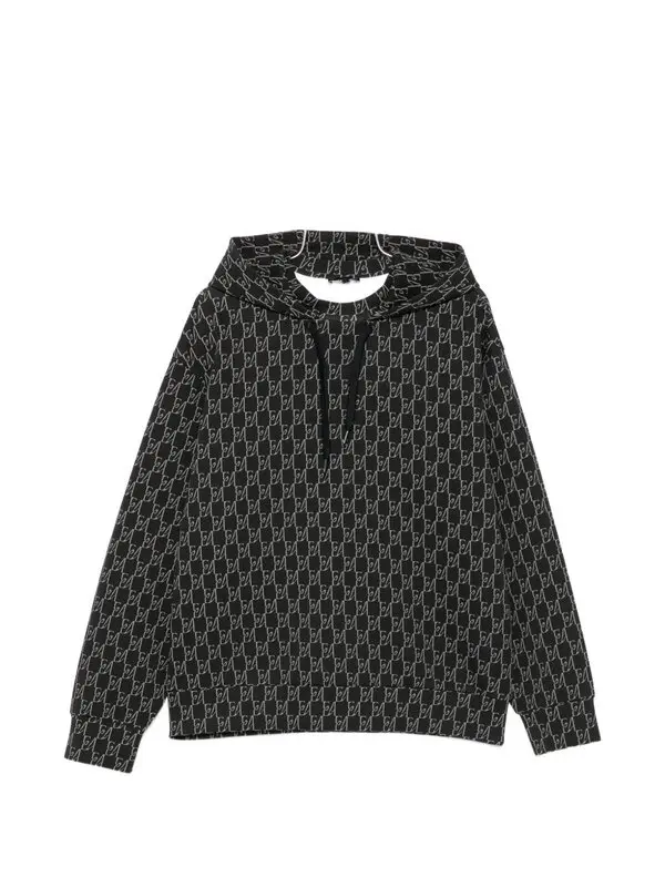 Emporio Armani Printed Cotton Hoodie