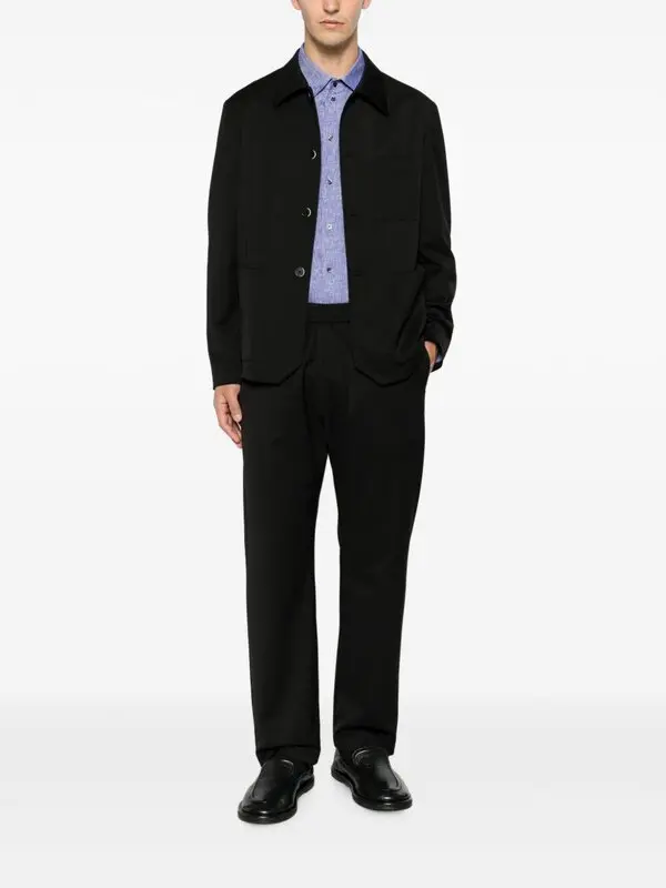 Emporio Armani Linen Shirt - Blue