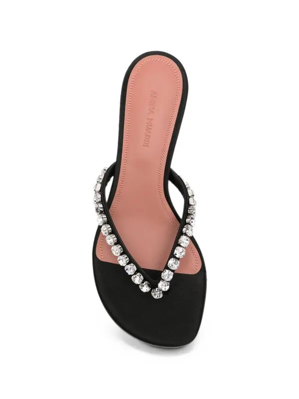 Amina Muaddi Gigi Thong Sandals