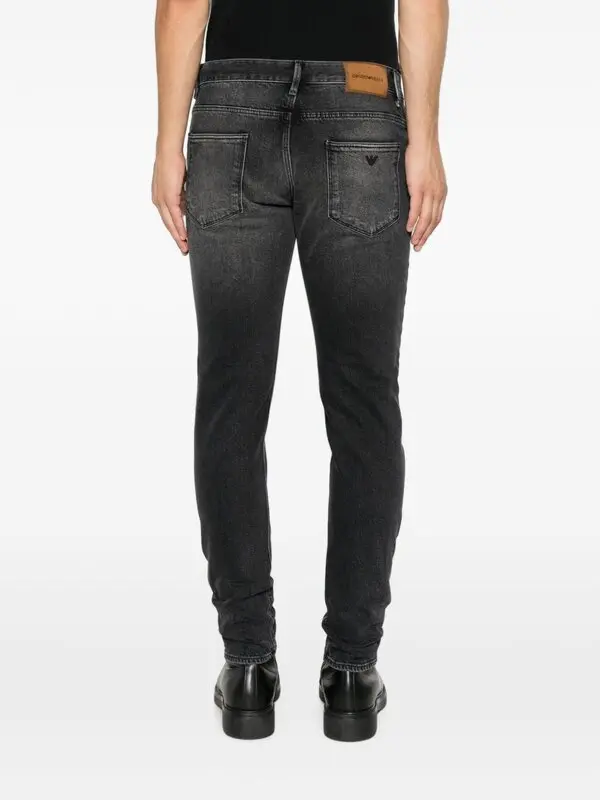 Emporio Armani Slim Denim Cotton Jeans