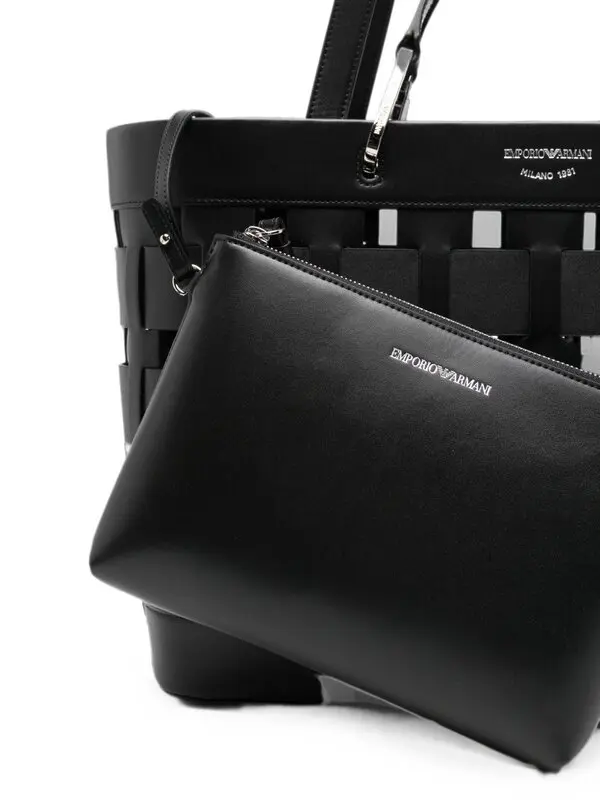 Emporio Armani Woven Tote Bag