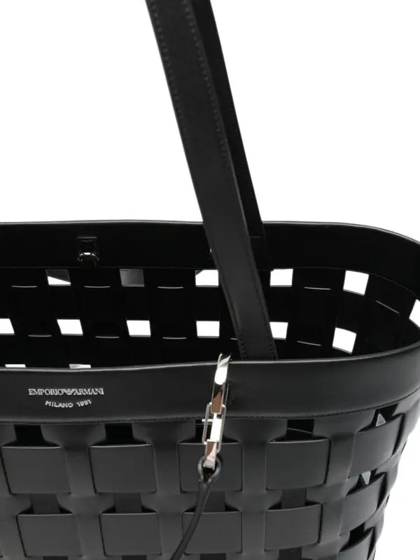 Emporio Armani Woven Tote Bag