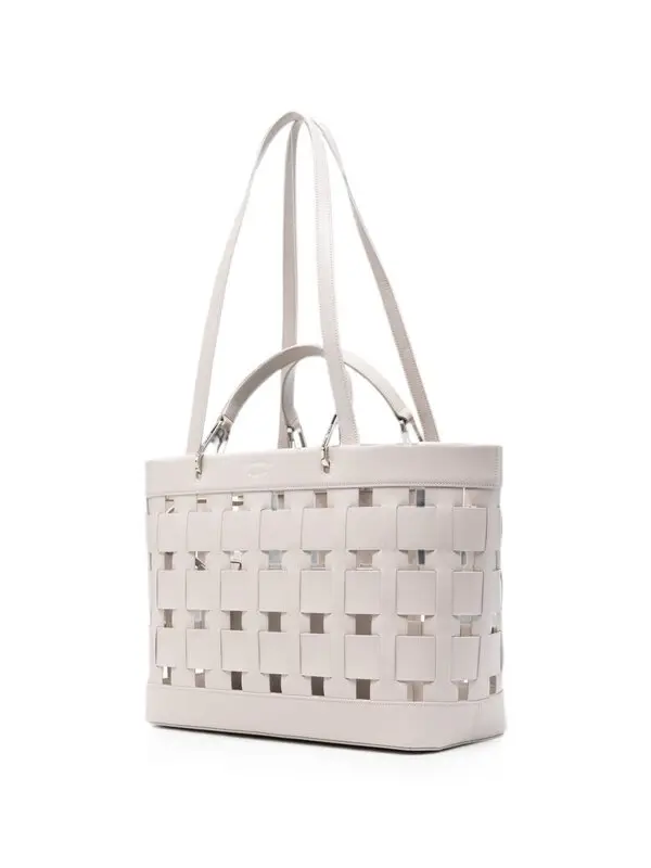 Emporio Armani Medium Woven Tote Bag
