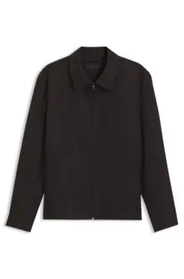 BOSS By Beckham Relaxed-fit Linen Jacket