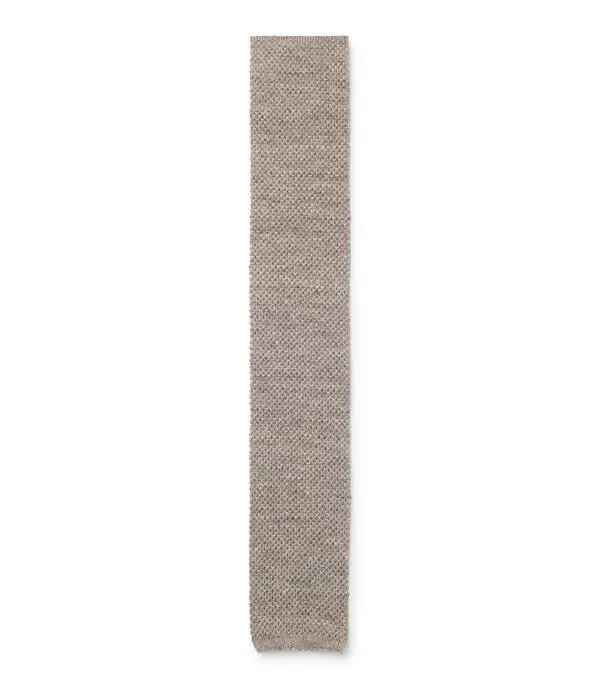 BOSS By Beckham Linen And Tussah Silk Neck Tie - Beige