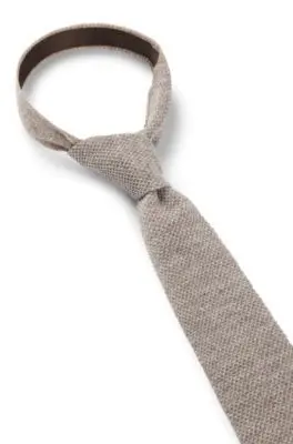 BOSS By Beckham Linen And Tussah Silk Neck Tie