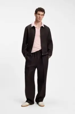 BOSS By Beckham Knit Sweater In Virgin Wool