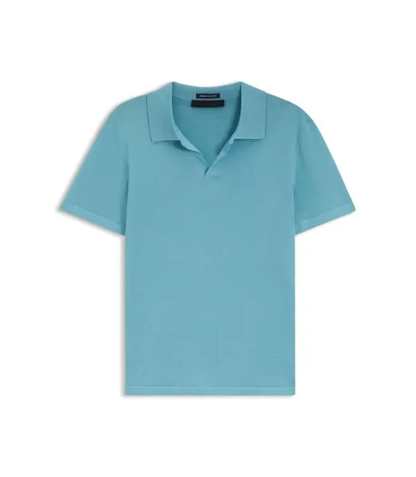 BOSS By Beckham Knit Sweater In Virgin Wool - Light Blue