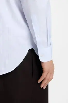 BOSS By Beckham Slim-fit Cotton Shirt