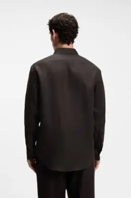 BOSS By Beckham Relaxed-fit Linen Shirt