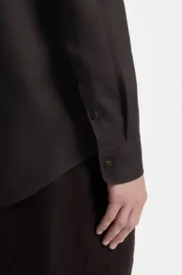 BOSS By Beckham Relaxed-fit Linen Shirt