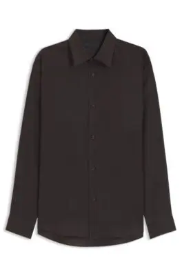 BOSS By Beckham Relaxed-fit Linen Shirt