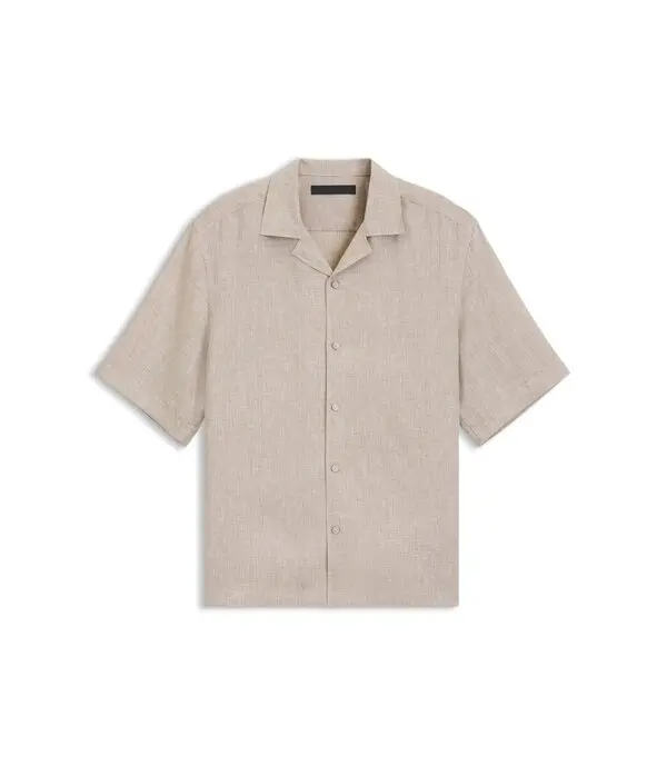 BOSS By Beckham Relaxed-fit Linen Shirt