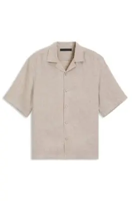 BOSS By Beckham Relaxed-fit Linen Shirt
