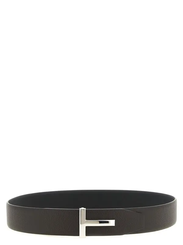 TOM FORD Icon Reversible Leather Belt - Multicolor