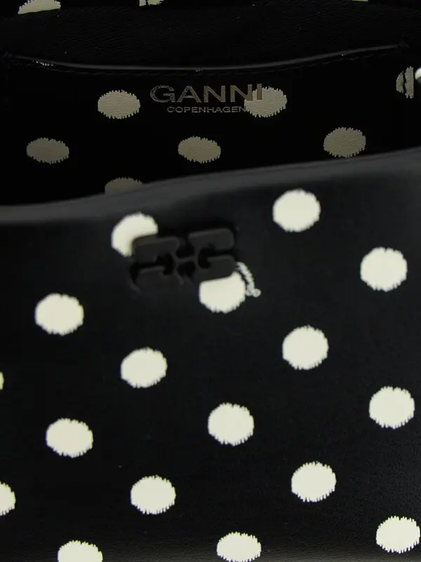 GANNI Polka-dot Bou' Mini Handbag