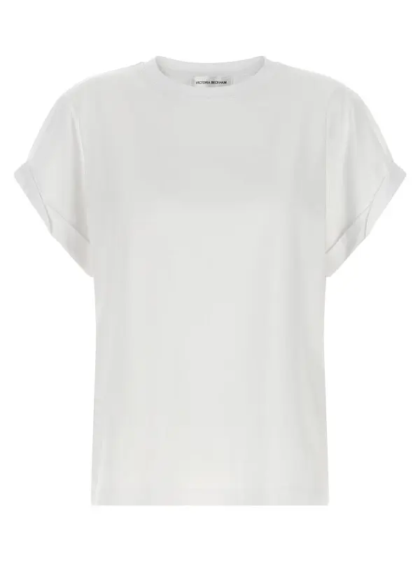 Victoria Beckham Tilly Oversized Cotton T-shirt - White