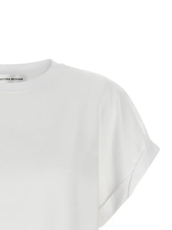 Victoria Beckham Tilly Oversized Cotton T-shirt - White