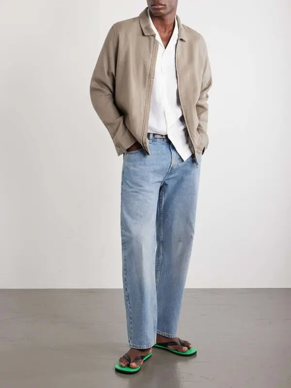 Onia Zip-up Linen Jacket