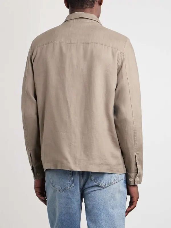 Onia Zip-up Linen Jacket