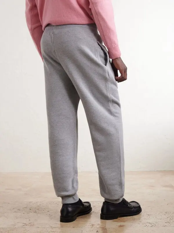 JW Anderson Tapered Cotton-fleece Sweatpants