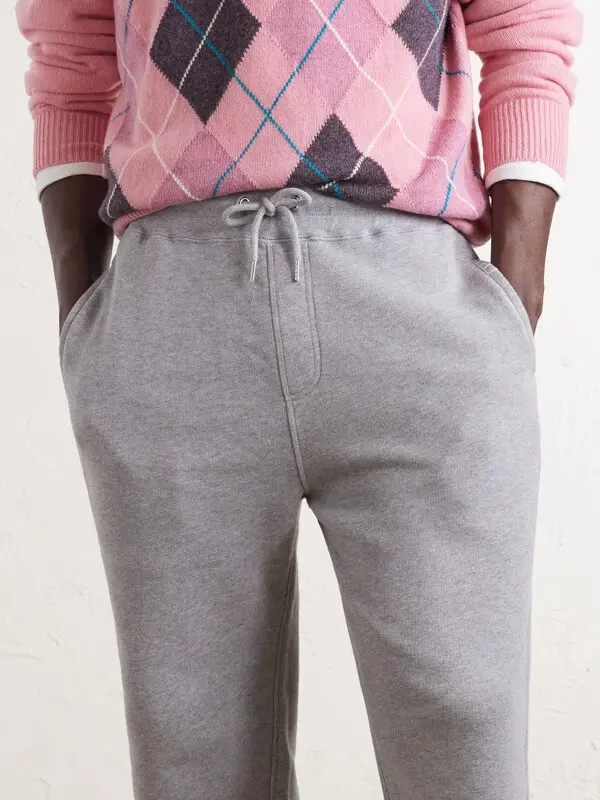 JW Anderson Tapered Cotton-fleece Sweatpants