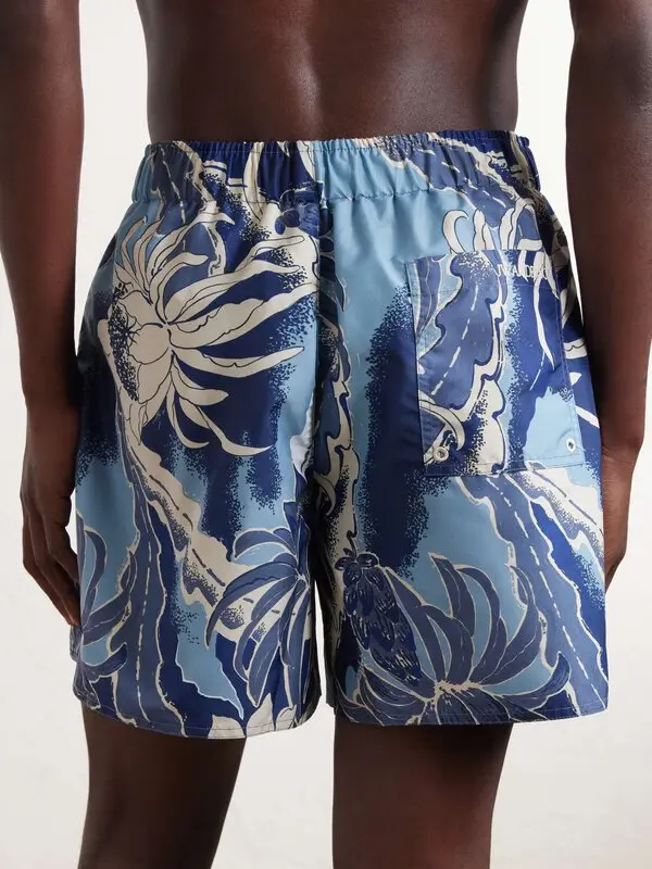 JW Anderson Printed Straight-leg Swim Shorts