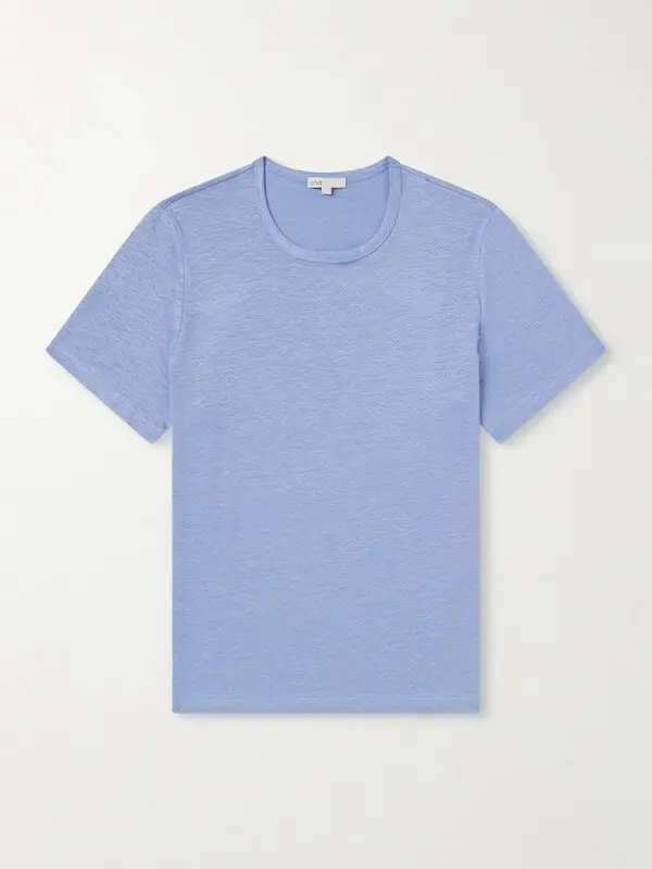 Onia Linen-blend Jersey T-shirt