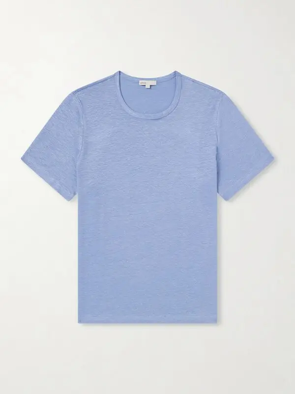 Onia Linen-blend Jersey T-shirt