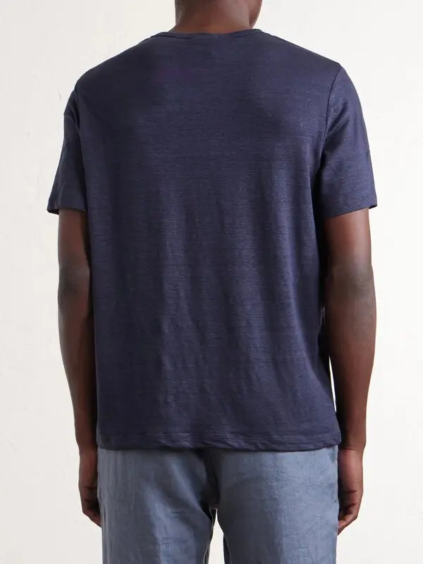 Onia Linen-blend T-shirt