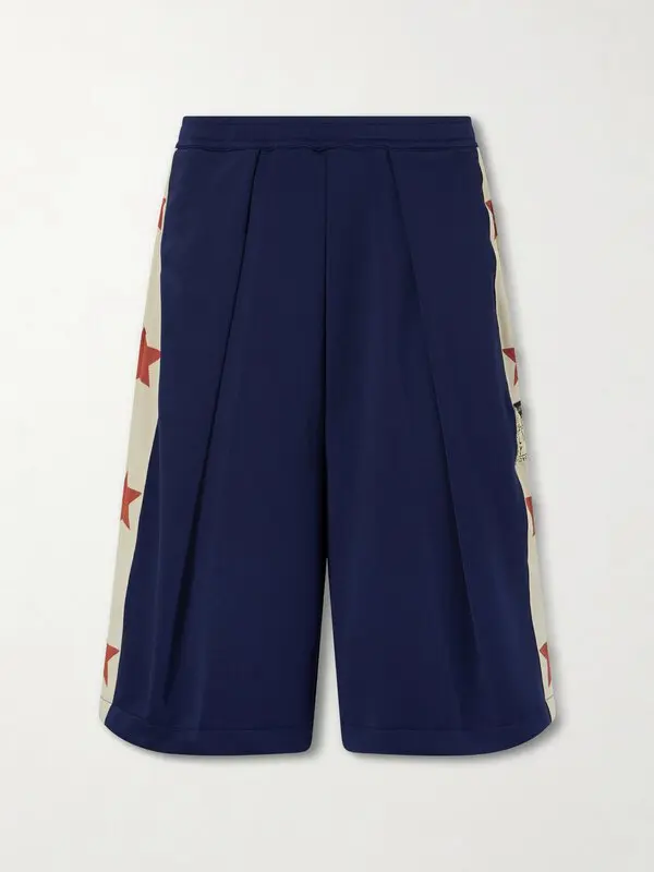 Kapital Kome-kome Straight-leg Shorts - Blue