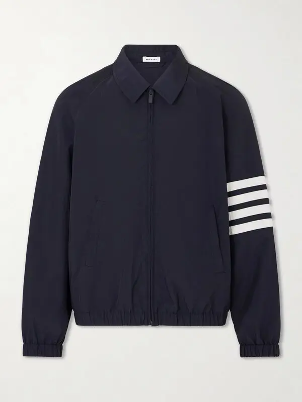 Thom Browne Striped Ripstop Track Jacket - Blue