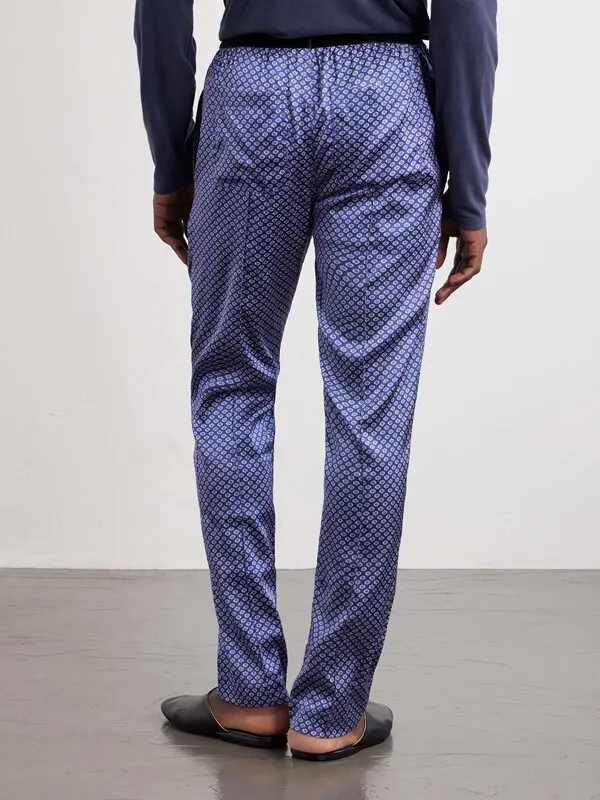 TOM FORD Printed Silk-blend Satin Pyjama Trousers