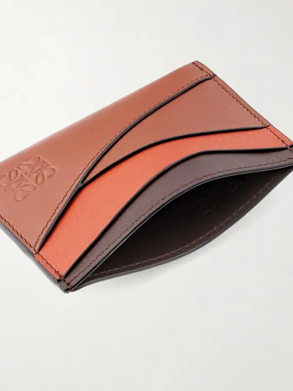 Loewe Puzzle Edge Logo-debossed Leather Cardholder