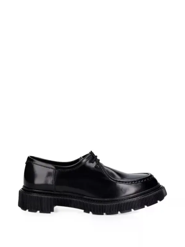 ADIEU PARIS Ridged-sole Lace-up Derby Shoes