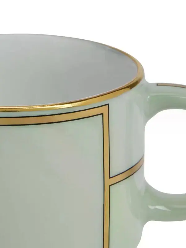 GINORI 1735 Diva Framed Coffee Cup And Saucer Set