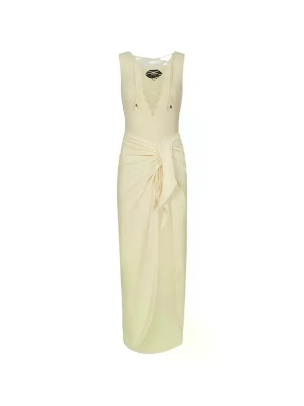 TALLER MARMO Grand Sahara Swimsuit And Pareo Set - Neutrals