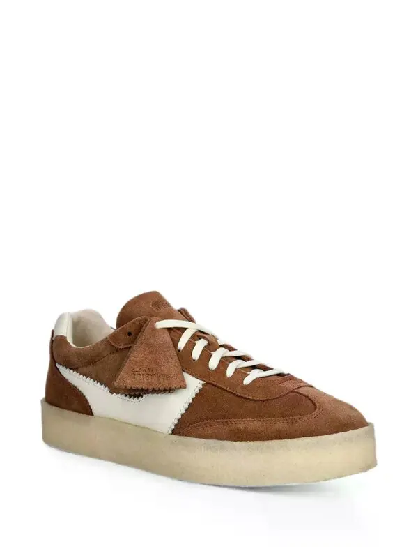 Clarks Suede Panelled Sneakers