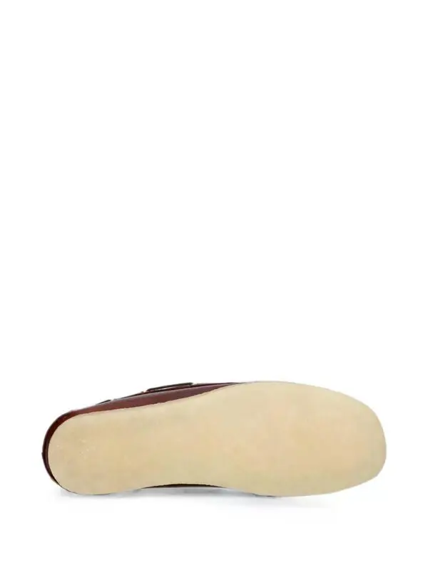 Clarks Leather Lace-up Loafers