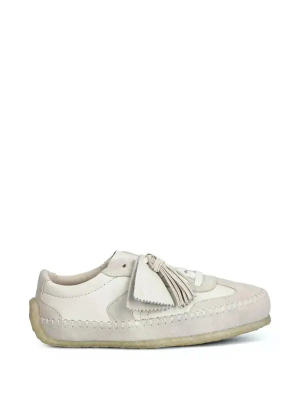 Clarks Tassel Detail Blanket Stitch Sneakers - Neutrals